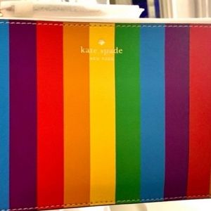 kate spade | Bags | Nwt Kate Spade Arch Rainbow Large Reversible Tote ...